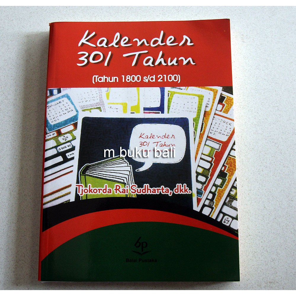 Jual Buku Kalender 301 Tahun 1800 s/d 2100 | Shopee Indonesia