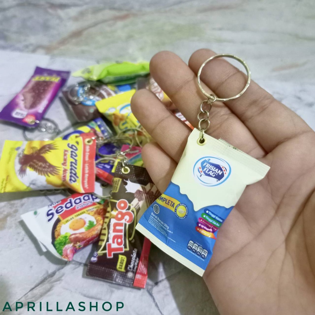 Jual Gantungan Kunci Snack Lucu ( ecer Satuan ) | Shopee Indonesia