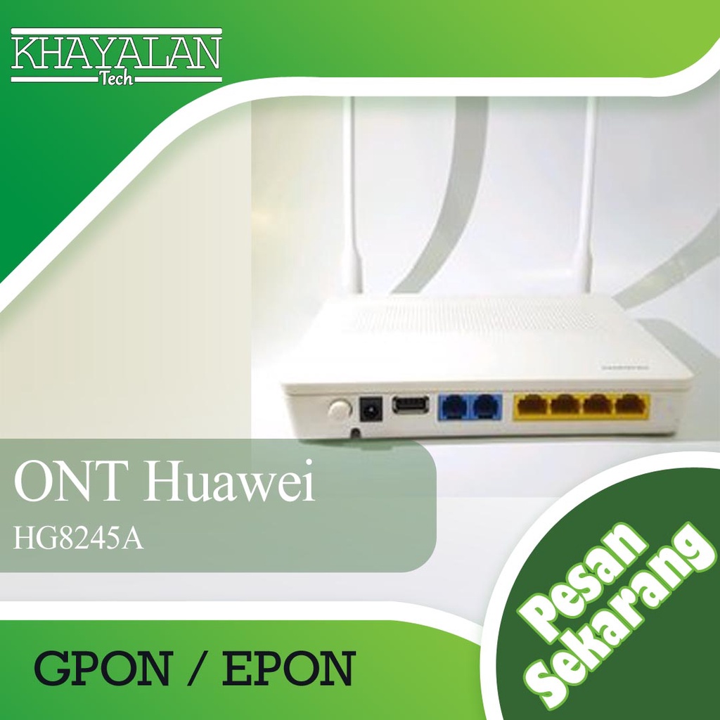 Jual Huawei HG8245A Port Biru - ONT GPON EPON FFTH | Shopee Indonesia