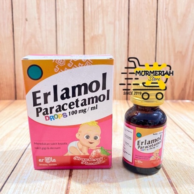 Jual ERLAMOL DROPS 15 ml Paracetamol-Obat Demam, Panas Bayi dan Anak ...