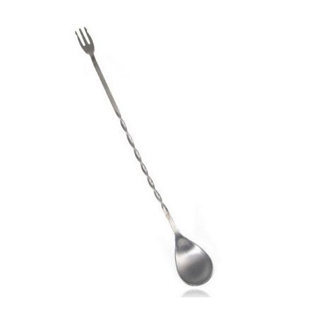 Jual SENDOK & GARPU PANJANG UNTUK BAR / BAR SPOON & FORK 25 CM | Shopee ...