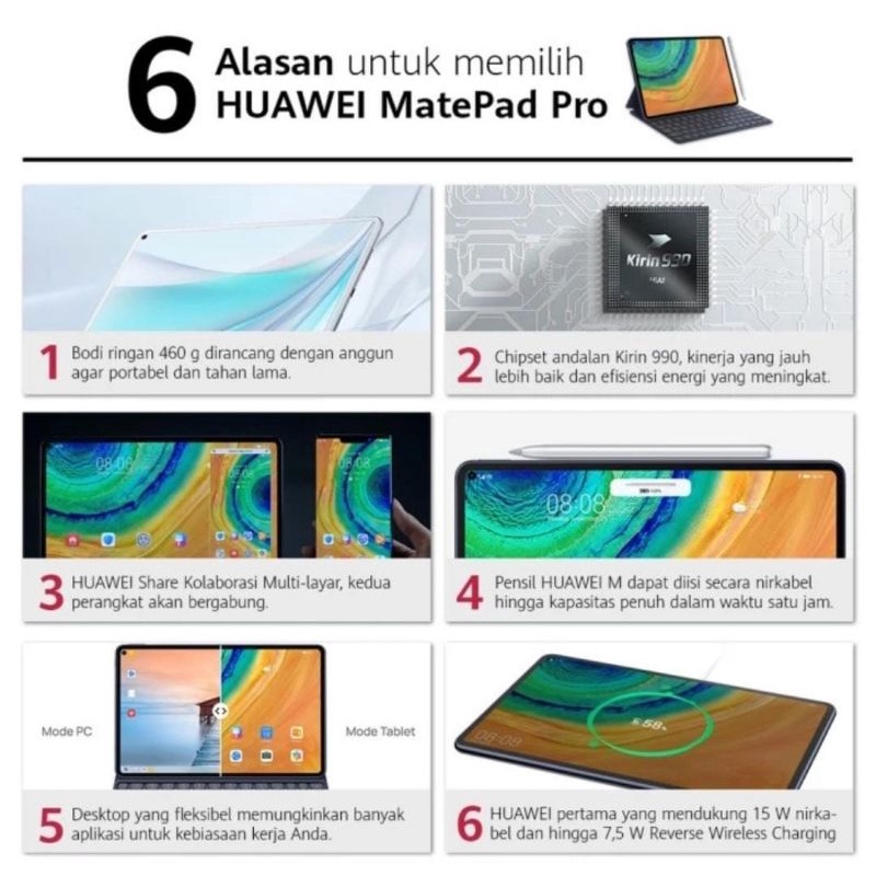 Jual Huawei MatePad Pro 10.8 Inch Tablet 6/128 Garansi Resmi | Shopee ...