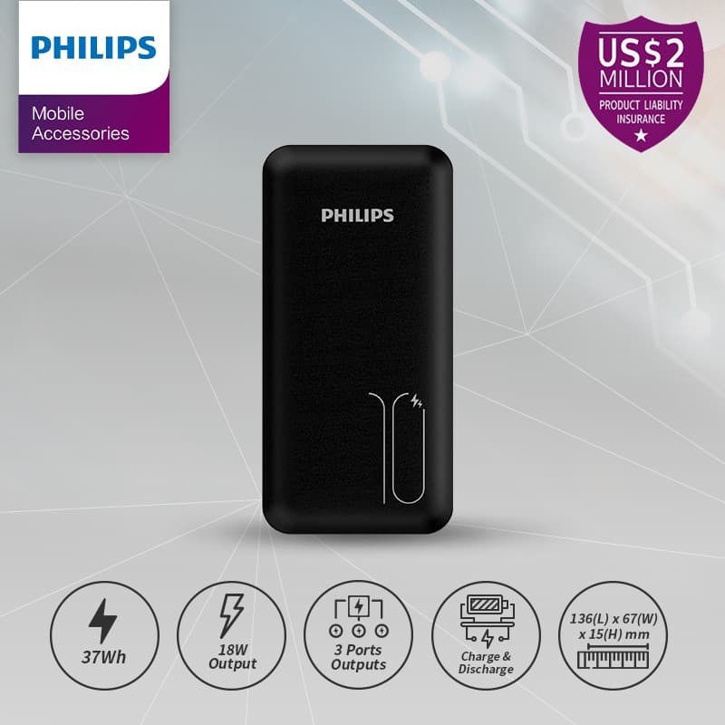 Jual CUCI GUDANG DLP 6812C Powerbank 10000mAh 18W PD-QC Original ...