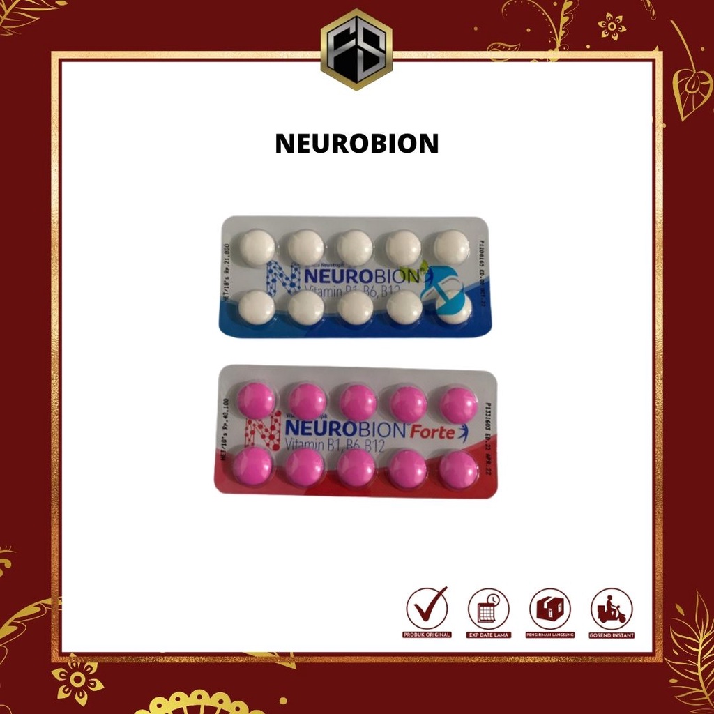 Jual NEUROBIAN FORTE-NEUROBION PUTIH SUPLEMEN KESEHATAN SISTEM SYARAF 1 ...