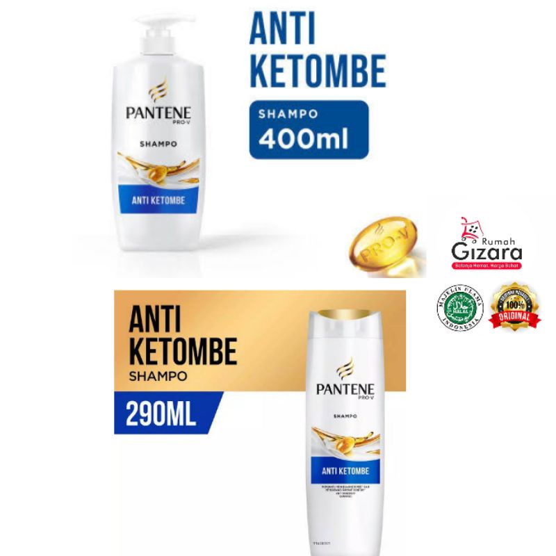 Jual PANTENE ANTI KETOMBE SHAMPOO 400 ML DAN 290 ML PANTENE ANTI ...