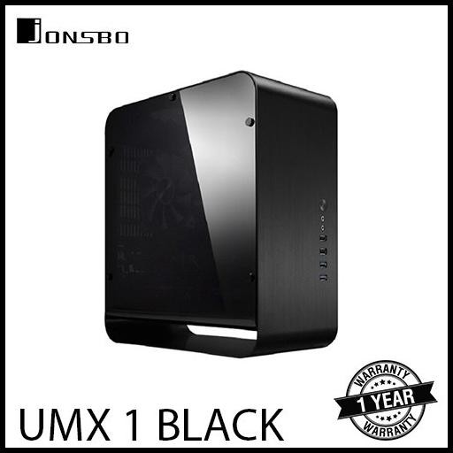 Jual Jonsbo Case Umx1 Plus Black Mini Itx Aluminium Casing Shopee