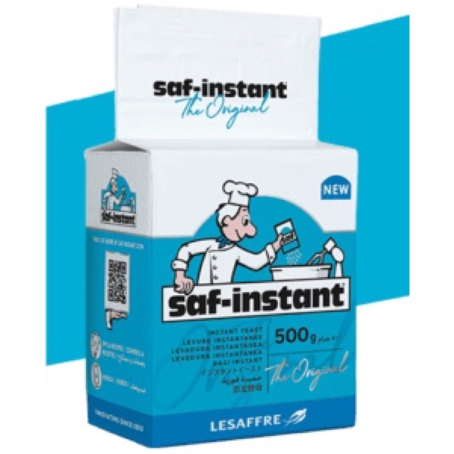 Jual SAF INSTANT BLUE 500gr DRY YEAST RAGI BIRU SAFT | Shopee Indonesia