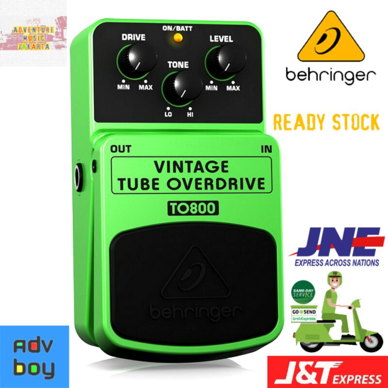 Jual BEHRINGER TO800 VINTAGE TUBE OVERDRIVE Efek Gitar Behringer TO800 ...