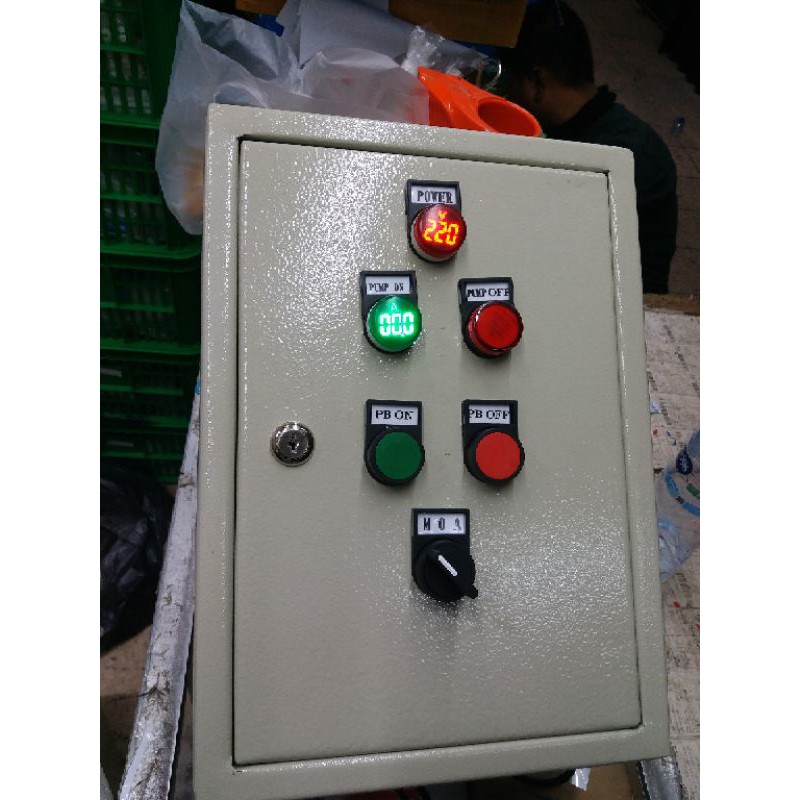 Jual panel pompa otomatis 2 tanki 1phse 220v 1.5kw 2hp | Shopee Indonesia