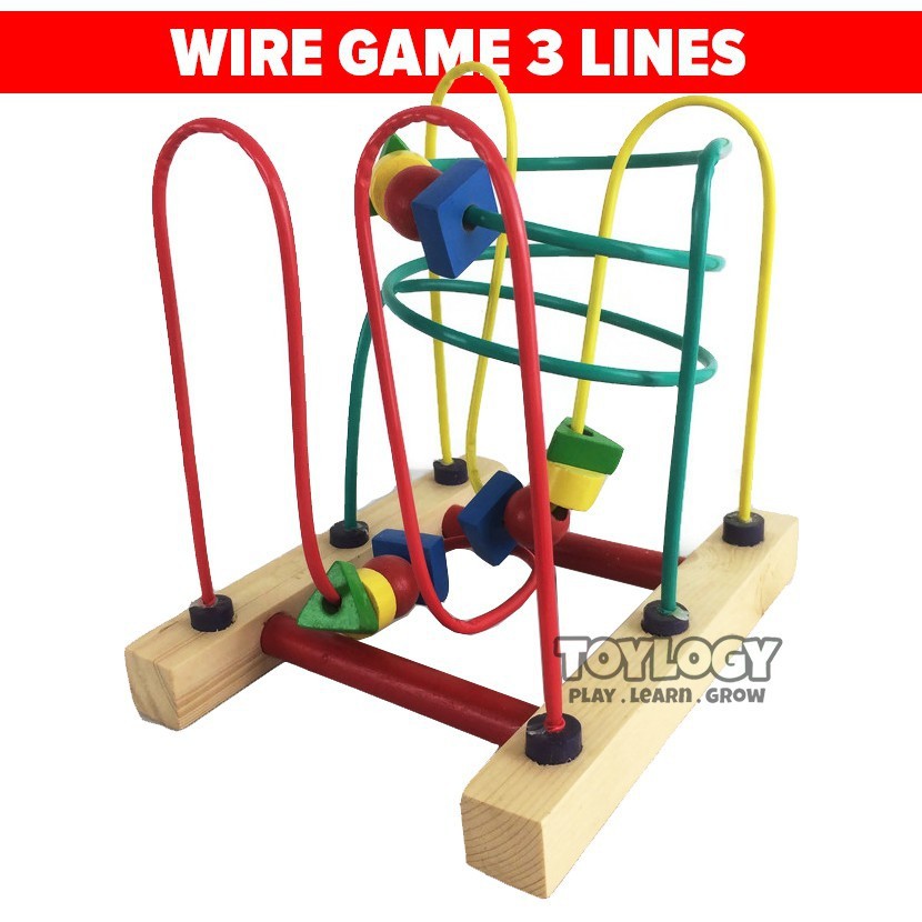 Jual Mainan Edukasi Anak Wire Game Kayu Alur Kawat Motorik Edukatif 3 ...