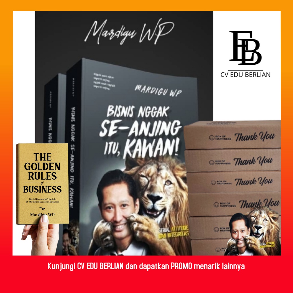 Jual BOSSMAN Mardigu WP / Sontoloyo Bisnis Nggak Se-Anjing itu, Kawan! | Shopee Indonesia