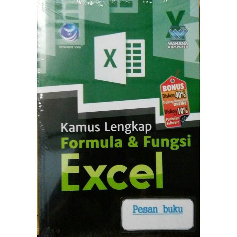 Jual Buku Kamus Lengkap Formula Fungsi Excel | Shopee Indonesia