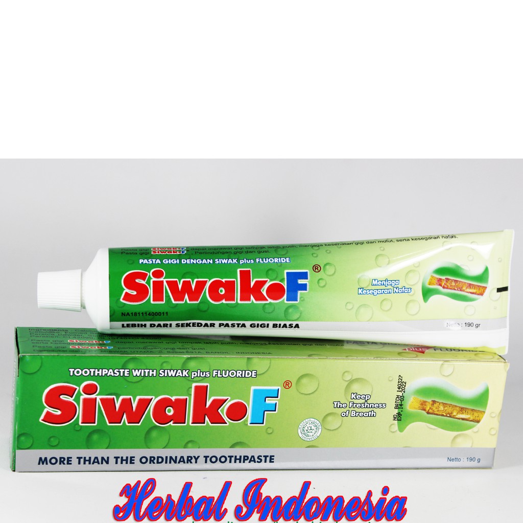 Jual Pasta Gigi Siwak F 190 Gram Original | Shopee Indonesia