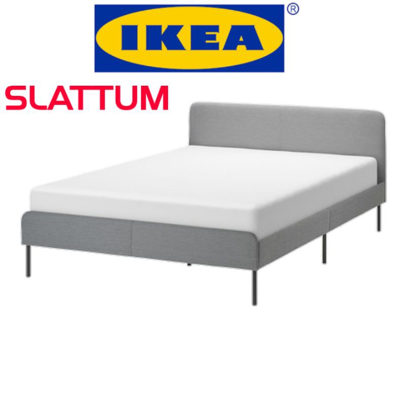 Jual ( FREE ONGKIR ) SLATTUM Rangka Tempat Tidur / Ranjang lapisan kain ...
