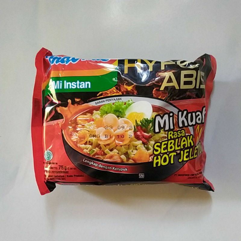 Jual Indomie Hype Abis Mie Kuah Rasa Seblak Jeletot 75g | Shopee Indonesia