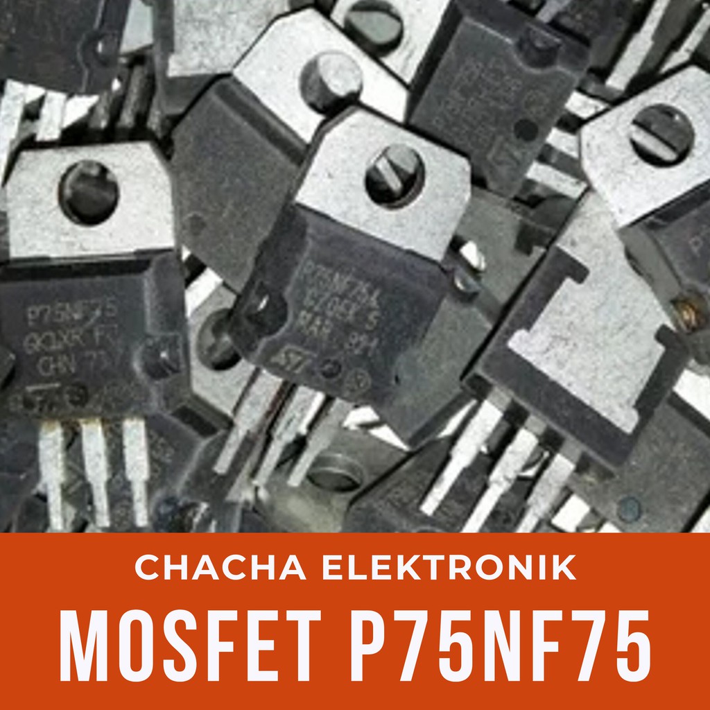 Jual MOSFET P75NF75 75NF75 80A 75V | Shopee Indonesia
