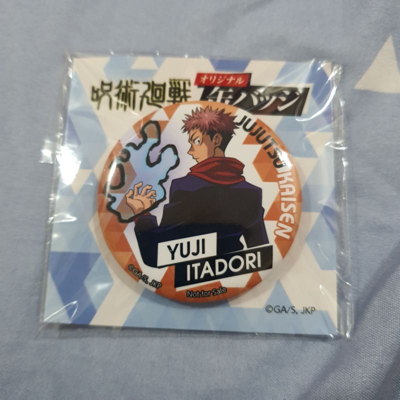 Jual Official Badge JJK Itadori Yuuji Jujutsu Kaisen READY | Shopee ...