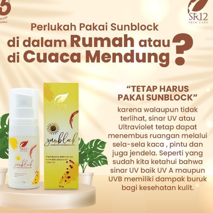 Jual SUNBLOCK SR12 ALAS BEDAK FOUNDATION SUN CARE ANTISINAR UV | Shopee ...