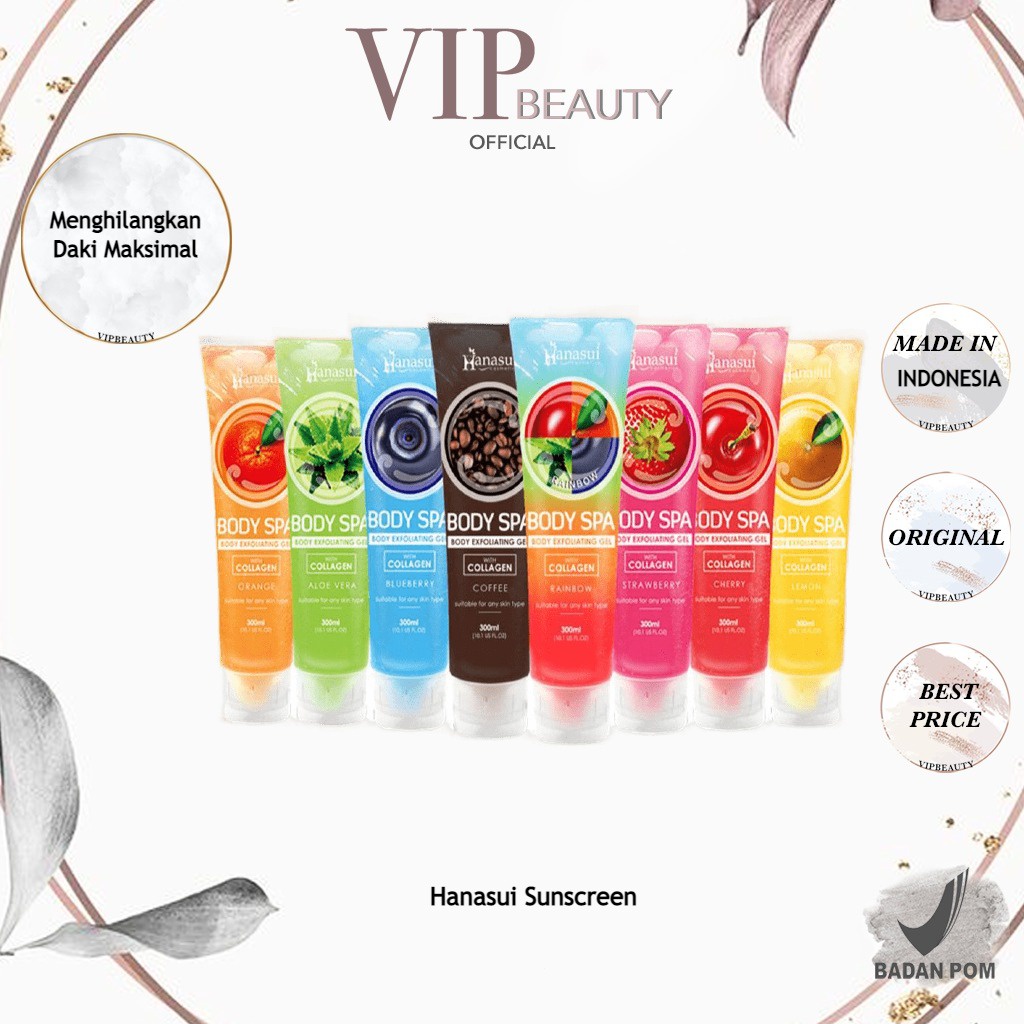 Jual HANASUI Body Spa Exfoliating Gel 300ml - Gel Pembersih Perontok Daki Tubuh Badan | Shopee ...
