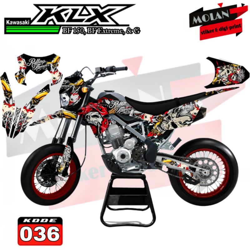 Jual Decal Sticker Striping Variasi Fullbody KLX BF 150 - KLX BF ...