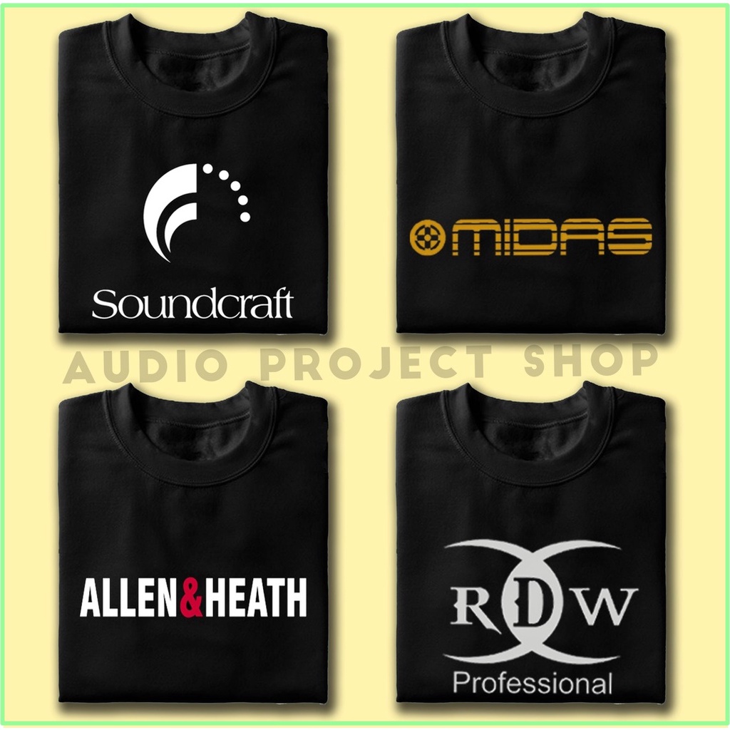 Jual KAOS AUDIO SOUND SYSTEM CREW BAJU 'SOUNDCRAFT MIDAS ALLEN&HEATH ...