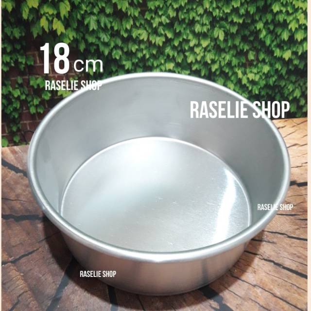 Jual Loyang Bolu Bulat 18 Press Tanpa Sambungan Cetakan Kue Chesse Cake ...