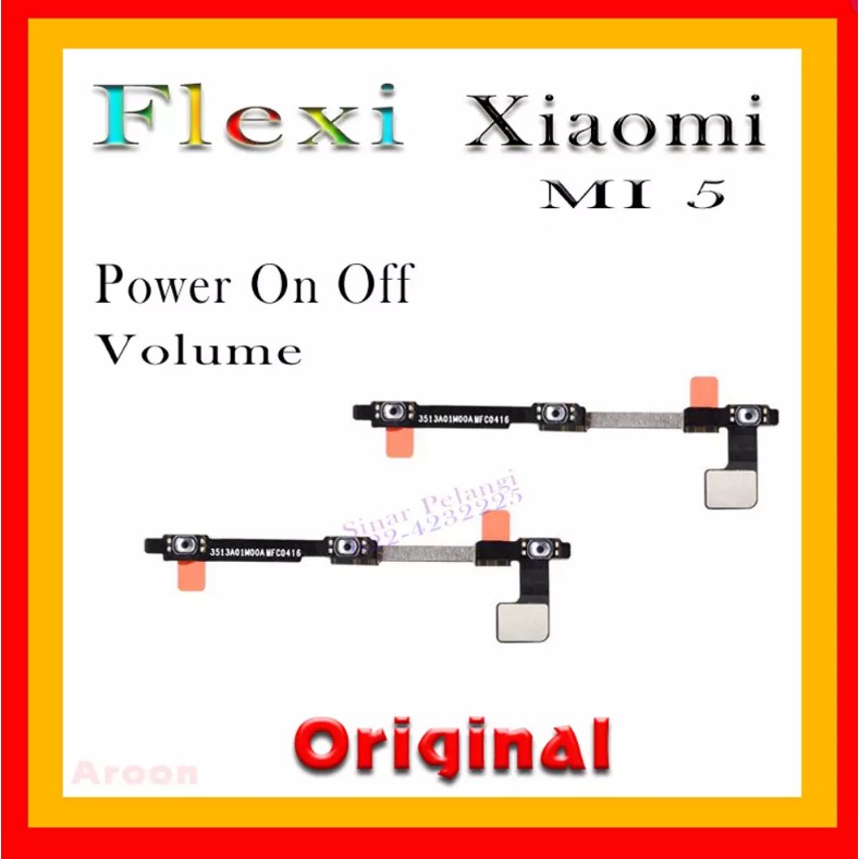 Jual KABEL CABLE FLEXI FLEX FLEKSI FLEXIBLE XIAOMI MI 5 5.15 INCH POWER ON OFF VOL VOLUME ORI ...