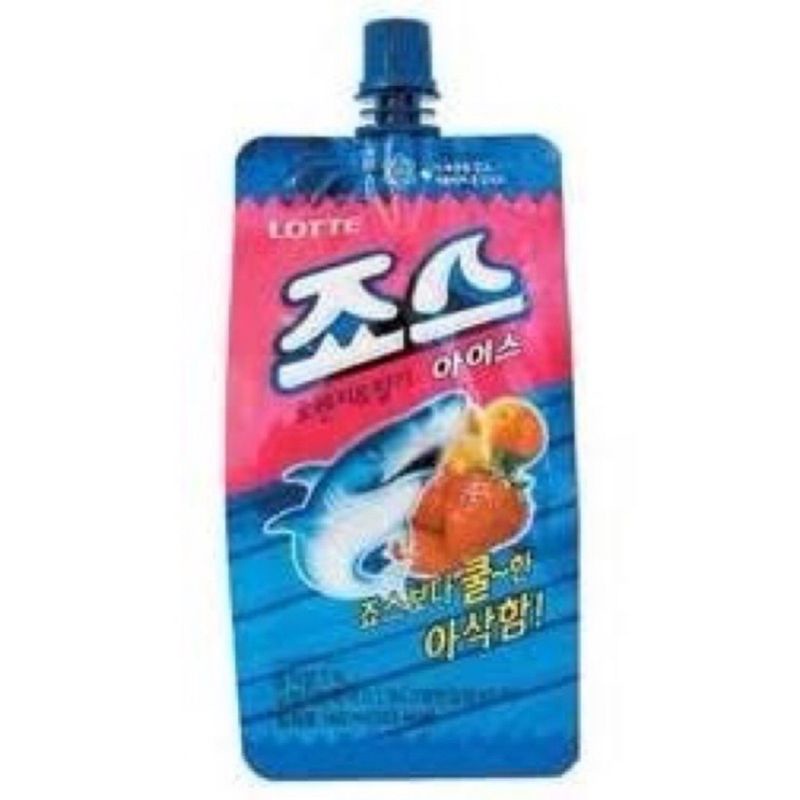 Jual Lotte Jaws Ice Strawberry Pouch 160ml | Shopee Indonesia