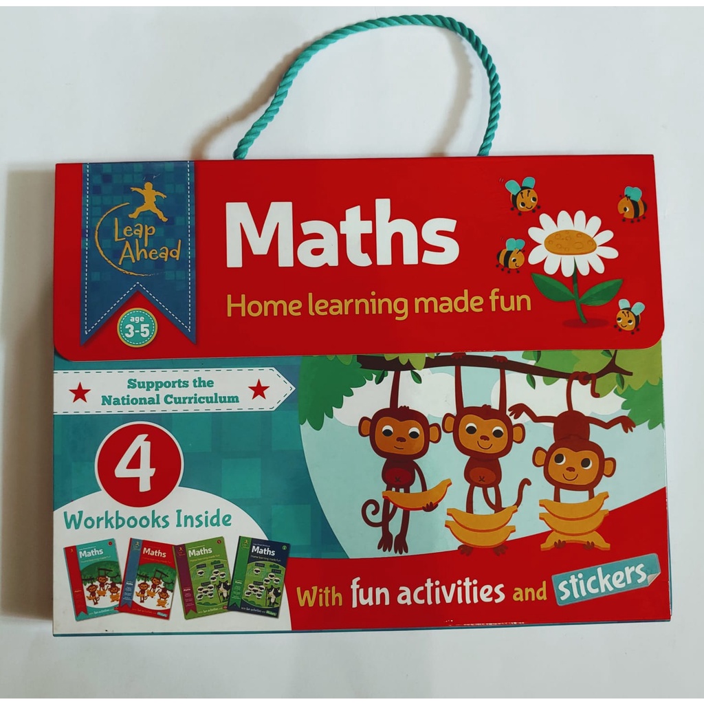 Jual Leap ahead workbook MATHS home learning made fun ages 3-5 with ...