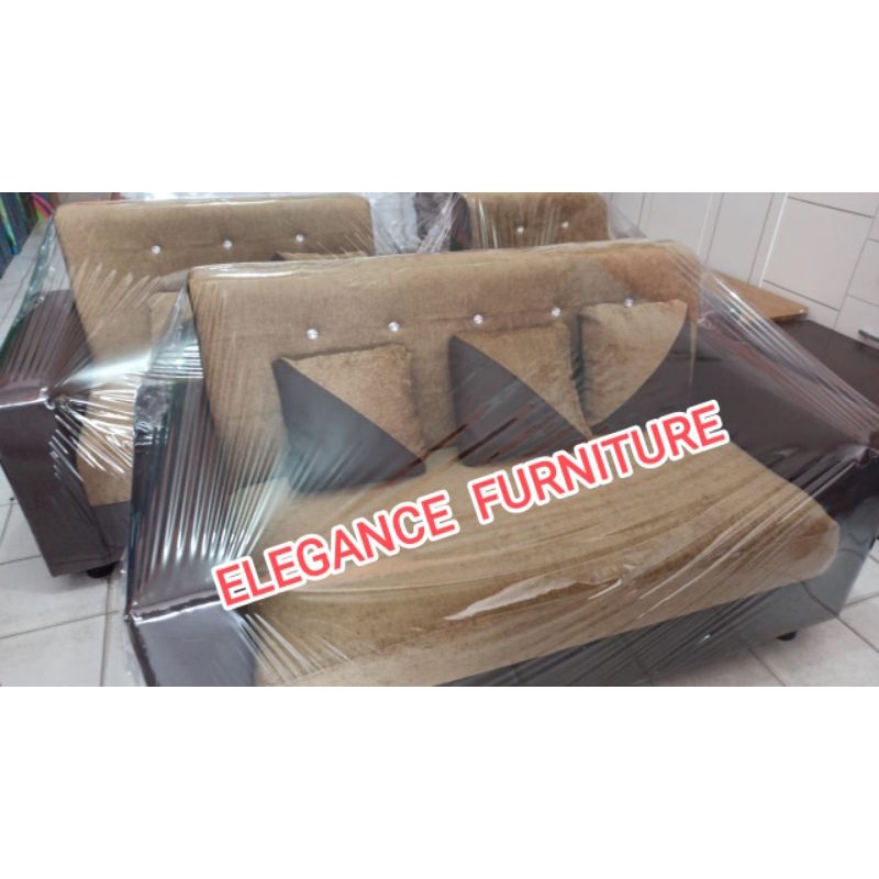 Jual Sofa 321 Kombinasi Kain + Meja Kaca kursi tamu PEKANBARU saja ...