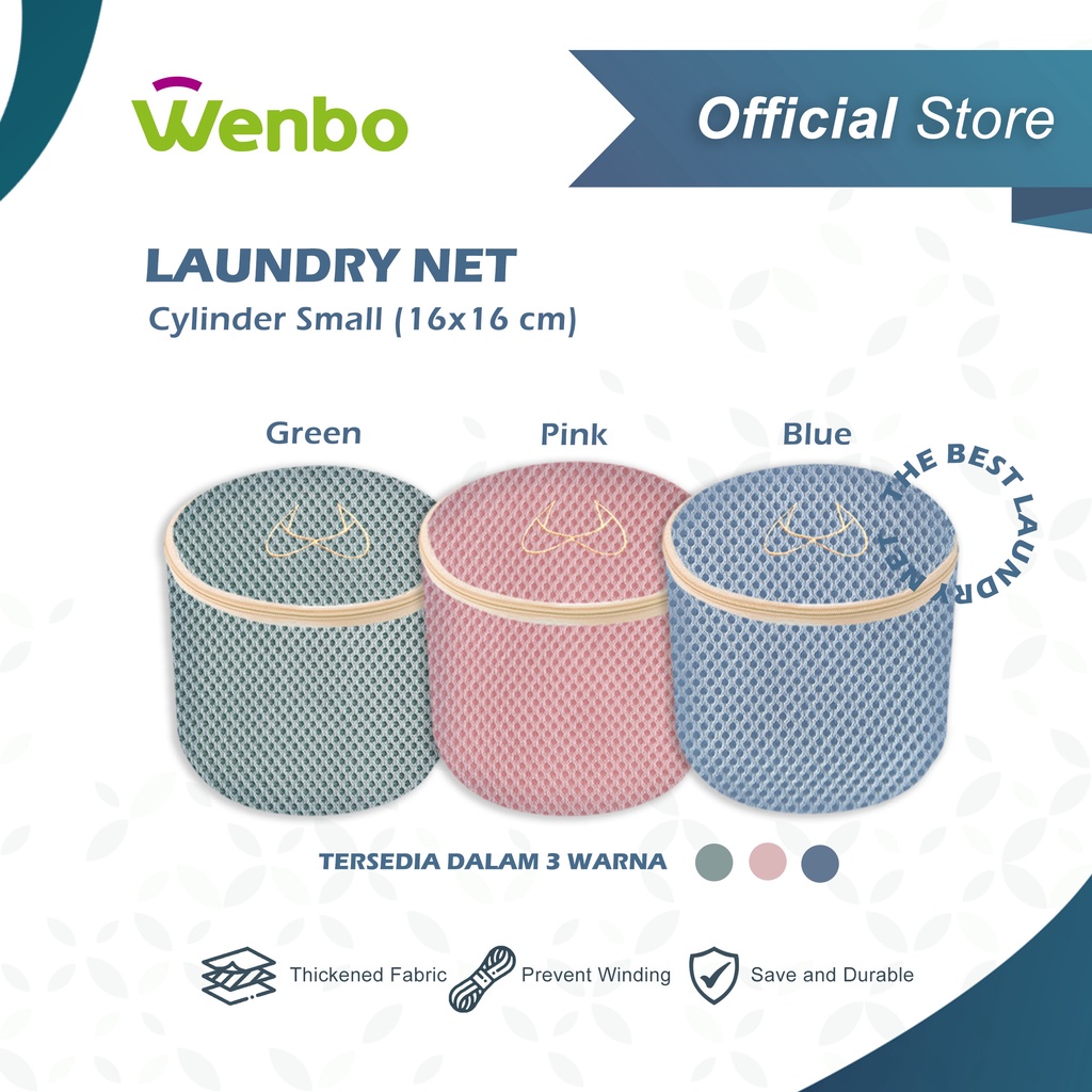 Jual Wenbo Laundry Net / Jaring Bra Mesin Cuci (Cylinder Small 16x16cm ...