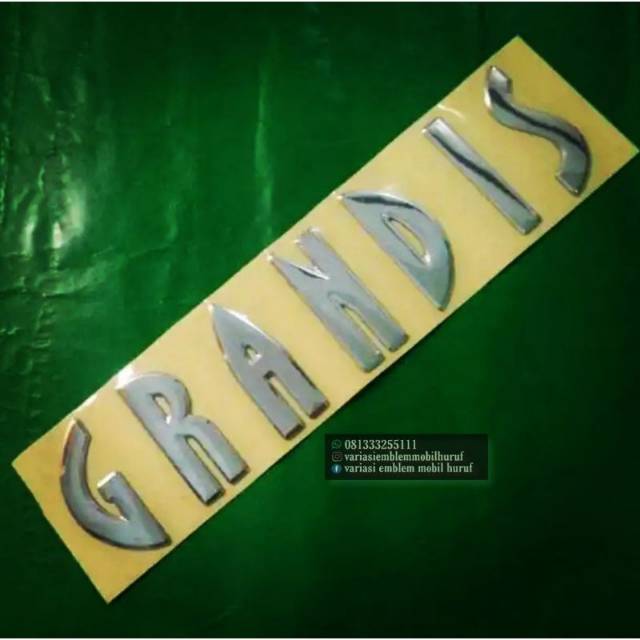 Jual Emblem logo GRANDIS mitsubishi | Shopee Indonesia