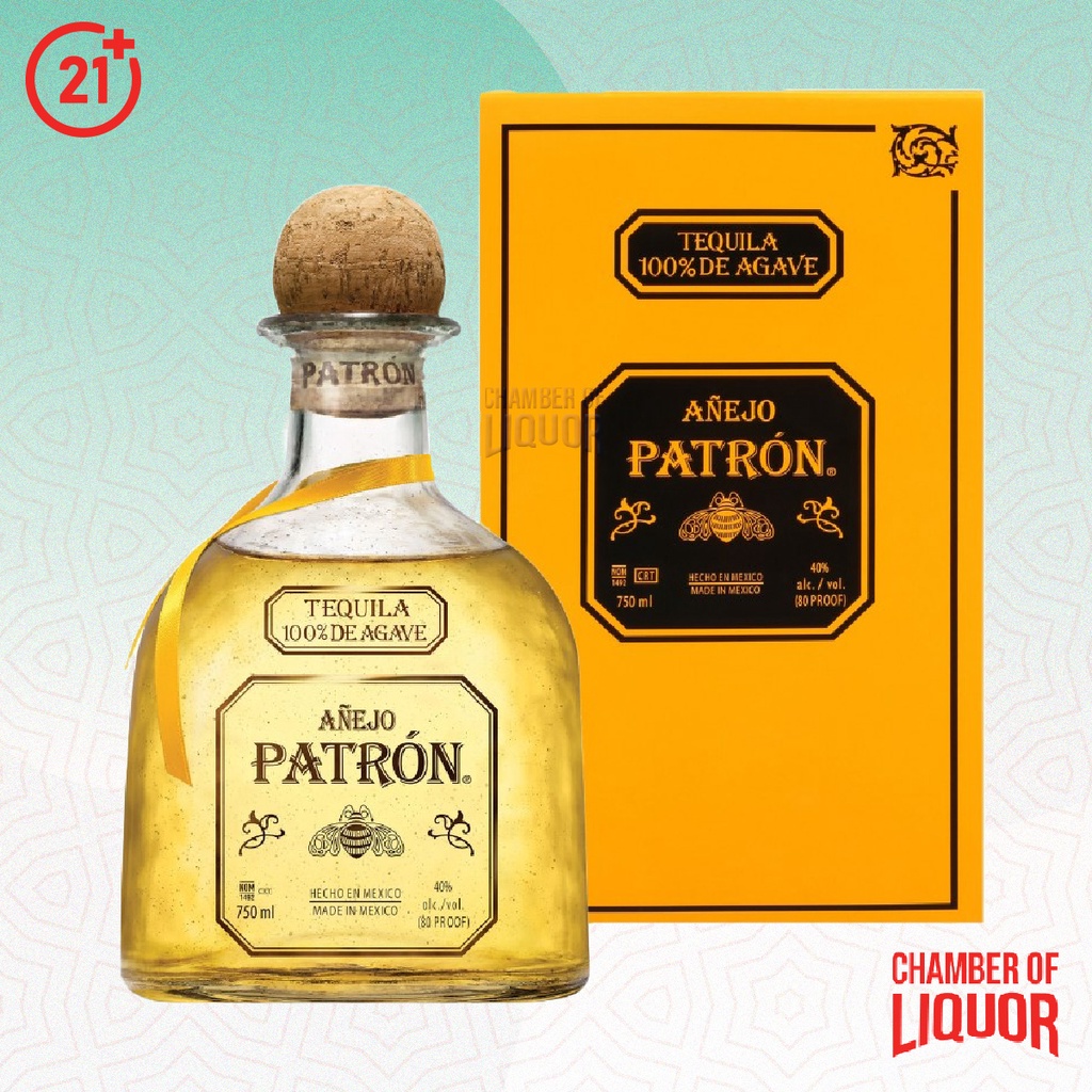 Jual PATRON Anejo Tequila 100% de Agave 750ml | Shopee Indonesia