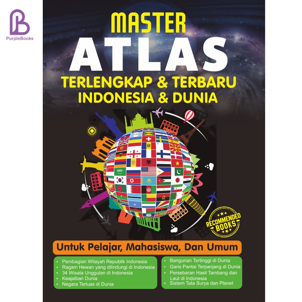 Jual BUKU ATLAS : Master Atlas Terlengkap & Terbaru Indonesia & Dunia ...