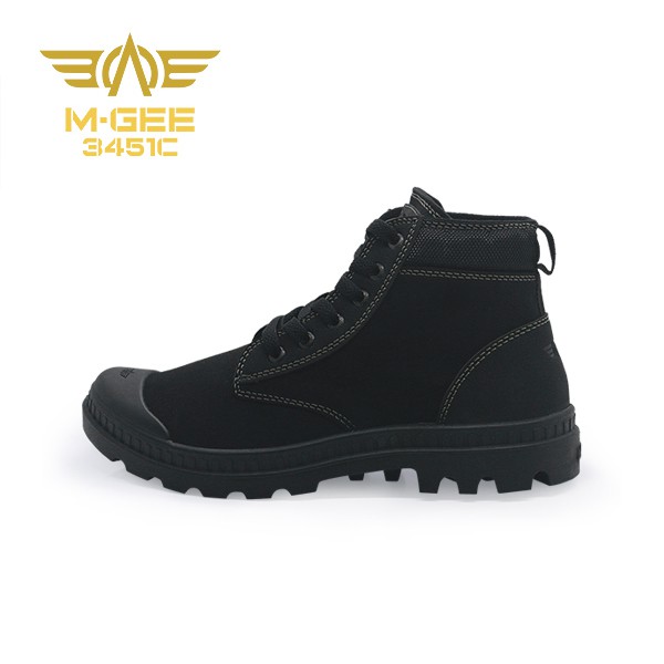 Jual Mgee Squad Sepatu Booth Pria Balck | Shopee Indonesia