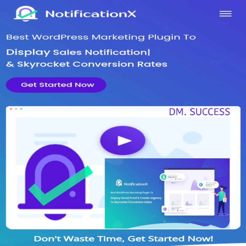 Jual NOTIFICATIONX PRO SOCIAL PROOF | PLUGIN NOTIFICATIONS WORDPRESS TERBAIK | Shopee Indonesia