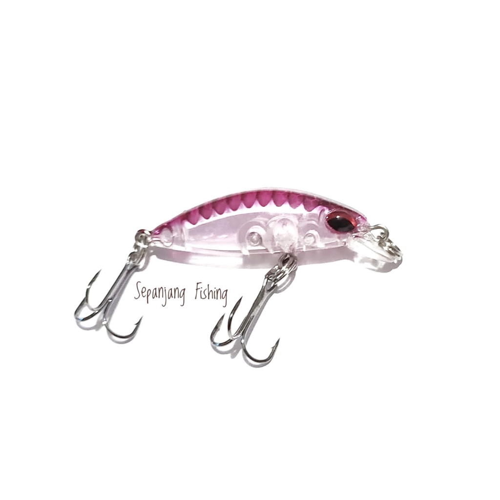 Jual Super Mini Minnow UL ~ Micro Minnow 4 cm / 2,2 gram ~ sinking ...