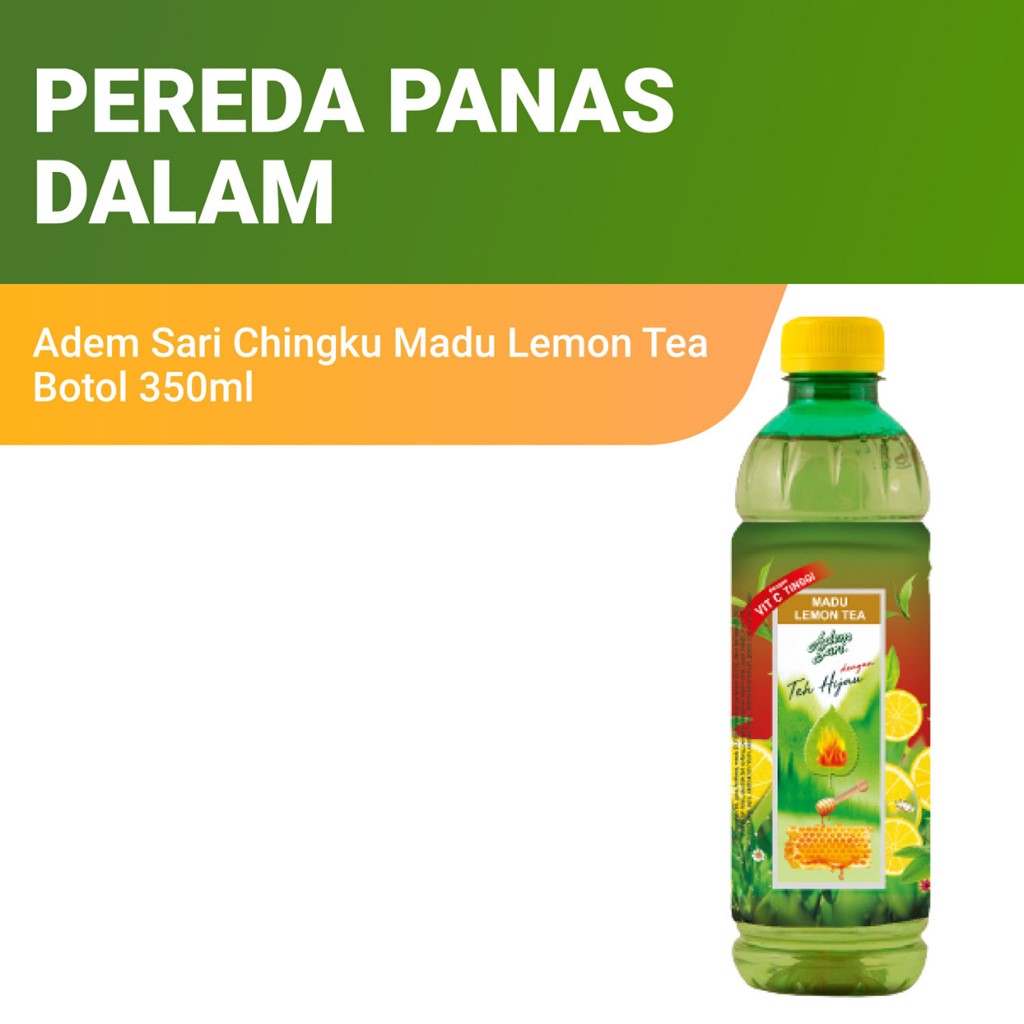 Jual Adem Sari Ching Ku Madu Lemon Tea Botol 350ml | Shopee Indonesia