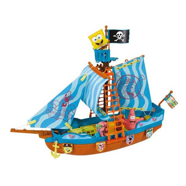 Jual Mainan Kapal Spongebob - Spongebob Pirate Boat | Shopee Indonesia