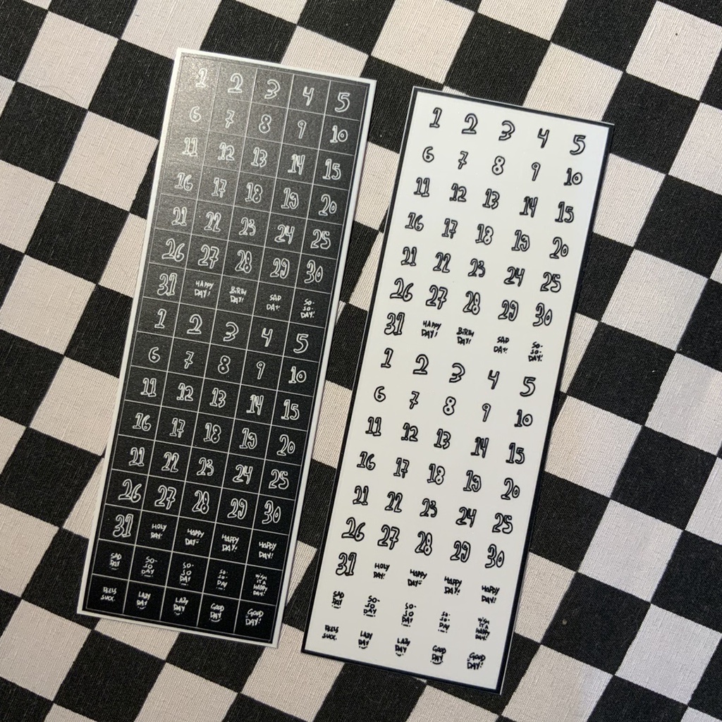 Jual NUMBER SQUARE STICKER | Shopee Indonesia