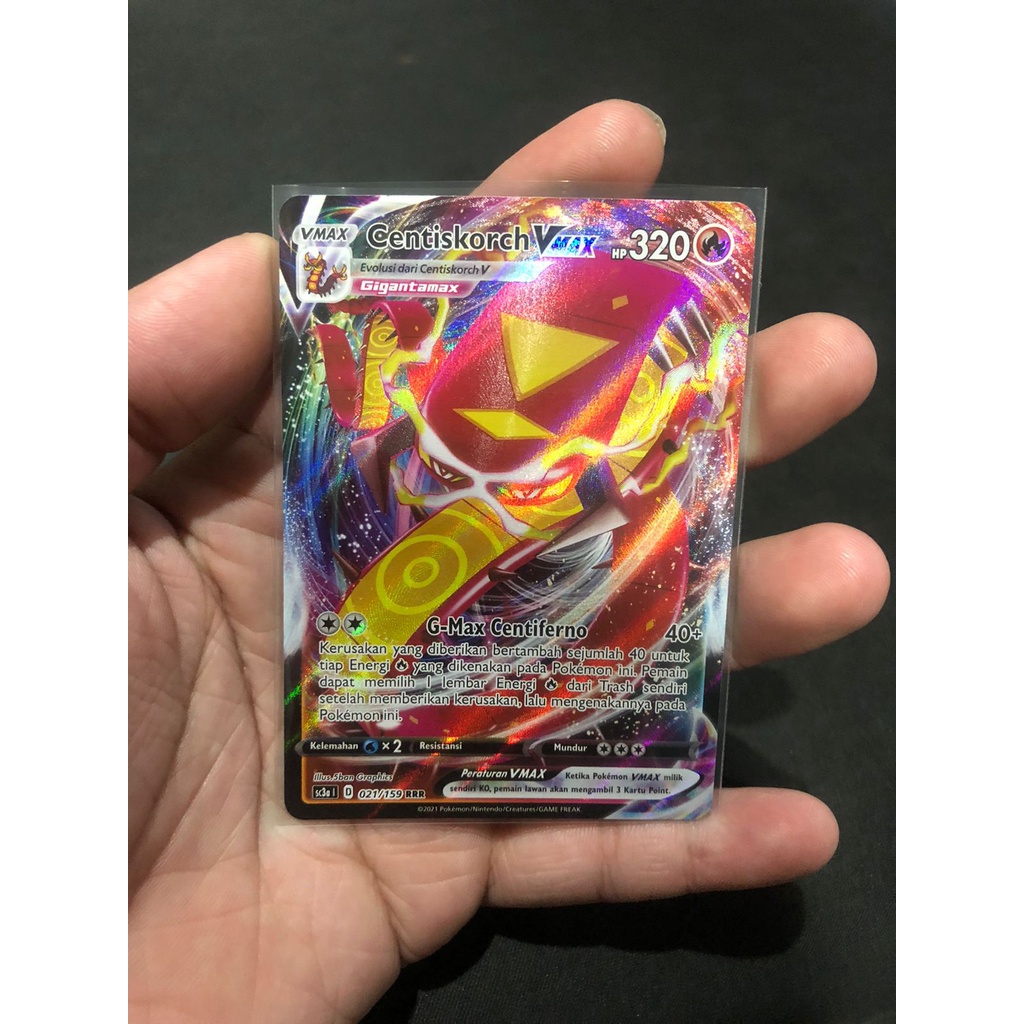 Jual Kartu Pokemon TCG Centiskorch VMax RRR sc3a Pedang & Perisai V ...