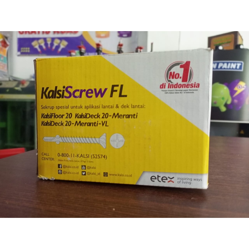 Jual Sekrup Kalsifloor Kalsideck - kalsiscrew FL 10x1 1/2" Kalsiboard ...