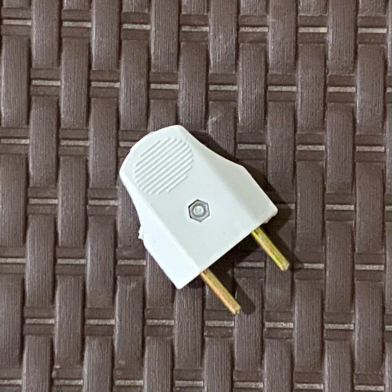 Jual STEKER GEPENG PUTIH HITAM COLOKAN STOP KONTAK LISTRIK JEK LISTRIK ...