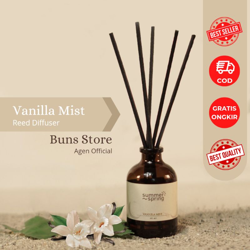 Jual Reed Diffuser Summerspring - Vanilla Mist | Pengharum Ruangan ...
