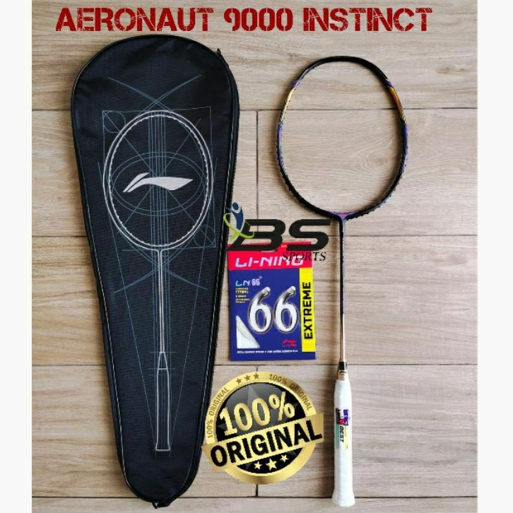 Jual RAKET BADMINTON LINING AERONAUT 9000 I 9000I INSTINCT ORIGINAL ...