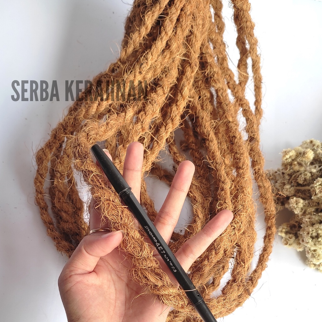 Jual TALI SABUT KELAPA 8MM PANJANG 20 METER / TALI SABUT BESAR / TALI ...