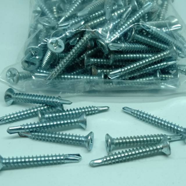 Jual SKRUP FH JF SDS 8X32 3.2CM ISI 10PCS BAUT SEKRUP SKRUF DRILLING ...