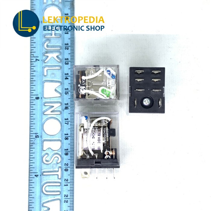 Jual Relay 8p Tumpul LY2N 12V DC 12 volt 8 pin kaki 8pin | Shopee Indonesia