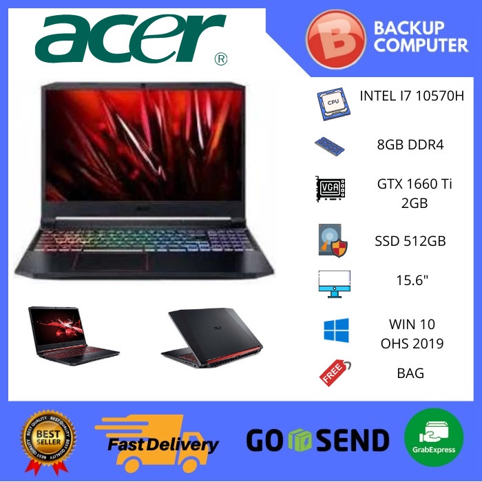 Jual ACER NITRO AN515-55-72KW | Shopee Indonesia