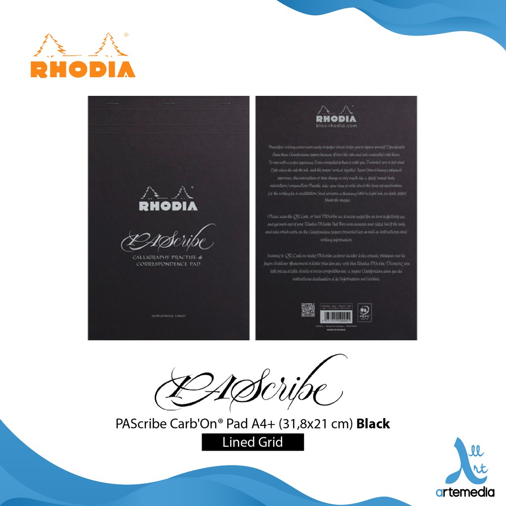 Jual Rhodia Pascribe Pad A4 Plus Lined Buku Sketsa Gambar | Shopee ...